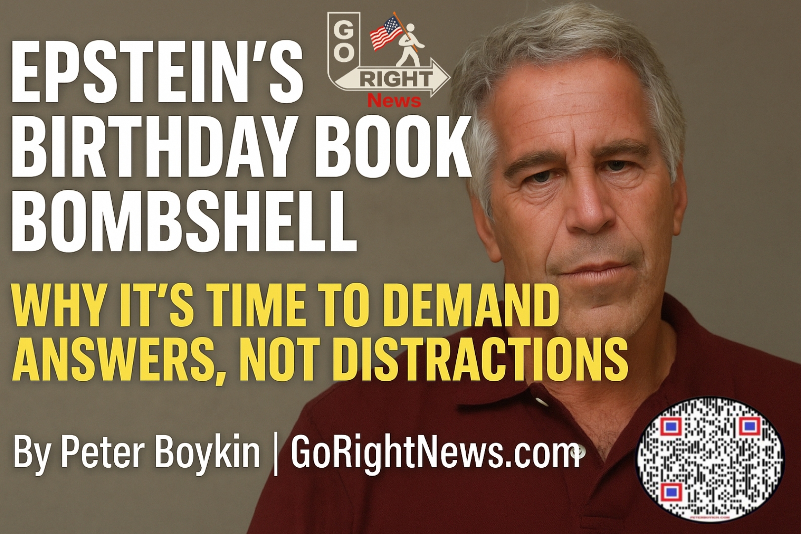 Epstein’s Birthday Book Bombshell: Why It’s Time to Demand Answers, Not ...